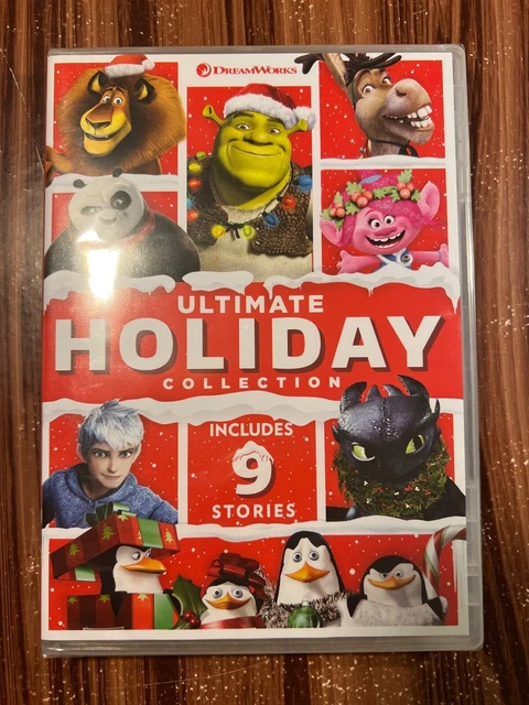DREAMWORKS ULTIMATE HOLIDAY Collection DVD Trolls Shrek Madagascar Kung ...