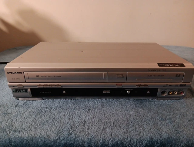 SYLVANIA DVR90VG DVD/VCR VHS Combo Player DVD-R/-RW Recorder CLEANED ...