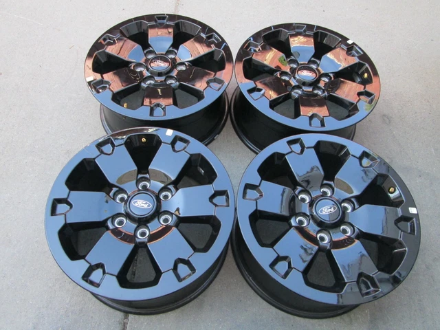 18& FORD Ranger BRONCO 2021 Wheels RIMS Factory OE NEW TAKE OFFS BLACK ...