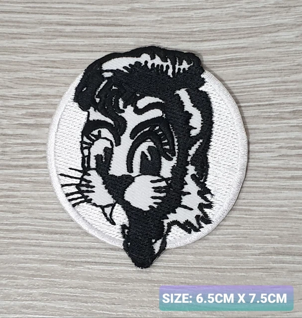 STRAY CATS WHITE biker logo Embroidered Iron /Sew On Patch Badge EUR 4 ...