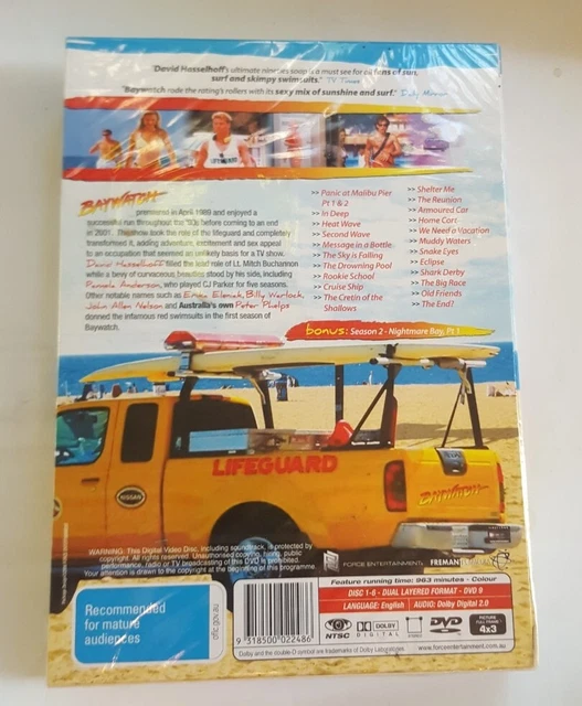 BAYWATCH COMPLETE SEASON 1 DVD Box Set 6 Disc Set Collectors Edition £ ...