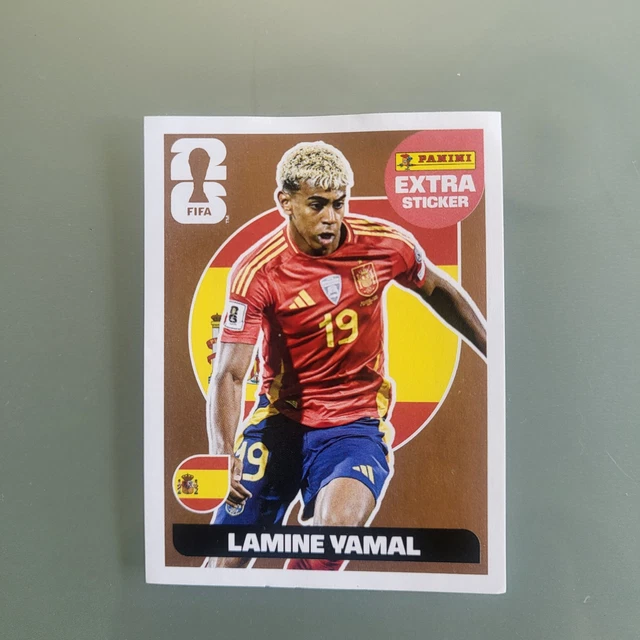 PANINI FIFA WORLD Cup 2026 Extra Sticker Lamine Yamal Spain £17.24 ...