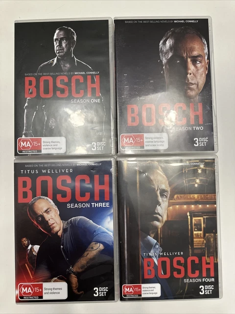 BOSCH DVD Complete Seasons 1-4 TV Series R4 1, 2, 3, 4 £37.25 - PicClick UK