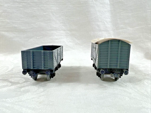 LOT OF 2 Trackmaster Triang Pyramid Toy Trains - GW Box Van and Open ...