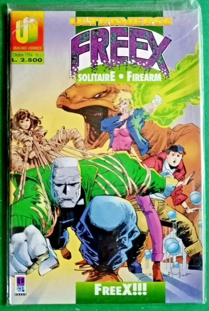 ULTRAVERSE FREEX,R@RO FUMETTO Malibu Comics -N.1 Del 1994-Rif.n.6729 ...