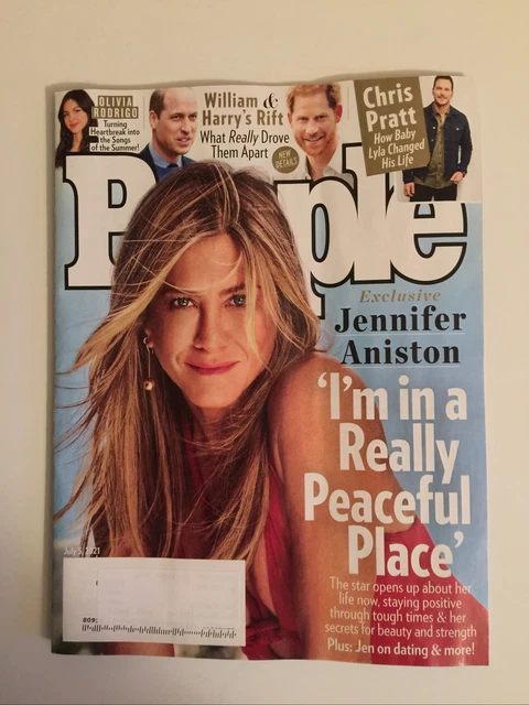 PEOPLE MAGAZINE JULY 5th 2021 Jennifer Aniston Celebrity Exclusive 88 ...