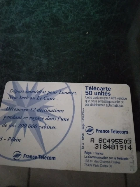 FRANCE TELECOM BEIJING 50u Telephone Card Telecard £25.64 - PicClick UK