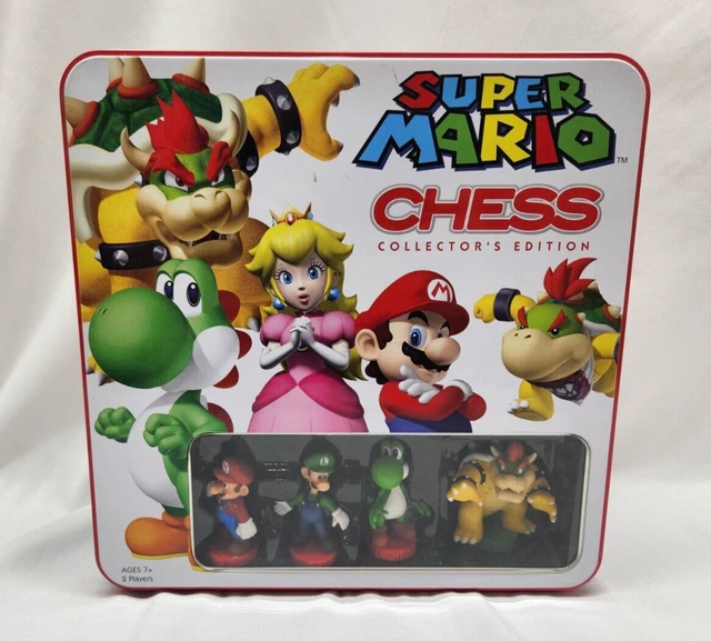 NINTENDO SUPER MARIO Bros Brothers Chess Set Game Collectors Tin ...