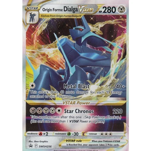 ORIGIN FORME DIALGA VStar SWSH25 Promo Pokemon SW SH Rare Karte ...