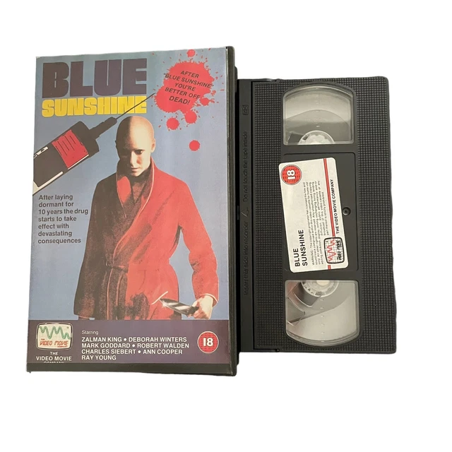 BLUE SUNSHINE VHS video Ex Rental Post cert £9.95 - PicClick UK