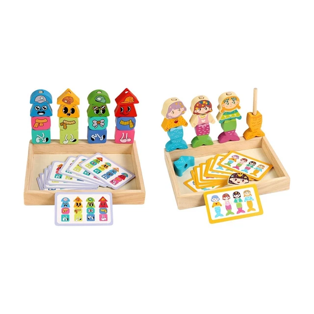 DRESS-UP PUZZLE, COLOR recognition, shape sorting, counting, matching ...