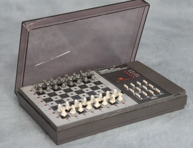 TANDY 1650 SENSORY Chess Vintage Electronic Chess Set Computerised 60 ...