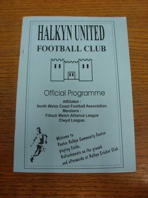 21/12/1996 HALKYN UNITED v Prestatyn Town . FREE POSTAGE on all UK ...