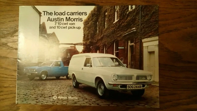 AUSTIN MORRIS 7 10 cwt Van Pick-Up Pickup UK Market Sales Brochure May ...