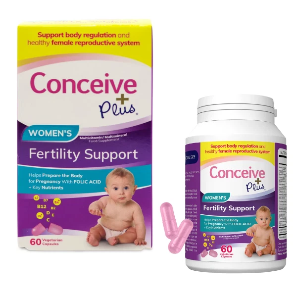 CONCEIVE PLUS WOMEN Fertility Support Supplement 60 Capsules ...