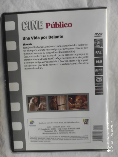 A LIFE AHEAD DVD Robert Redford Jennifer Lopez Morgan Freeman Pal £27. ...