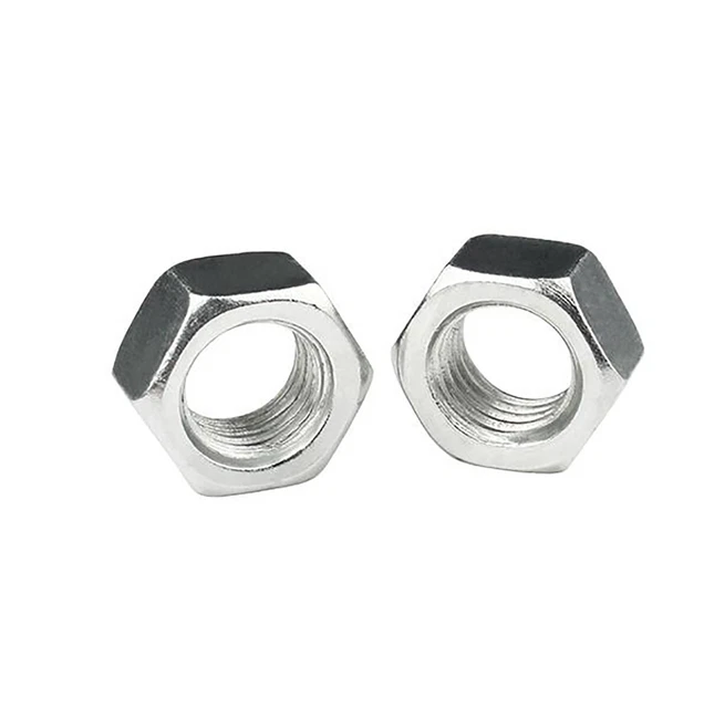 LEFT-HAND THREAD M5 M6 M8 M10 Zinc-Plated Hexagon Hex Full Nuts -Grade ...