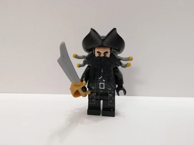 LEGO PIRATES OF the Caribbean Blackbeard POC007 from 4195 - Genuine ...