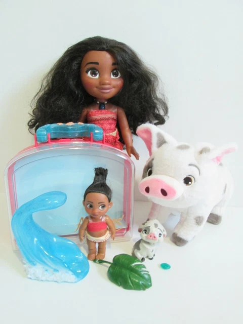 DISNEY MOANA BUNDLE - Singing Doll - Pua Pig Soft Toy & Animator ...