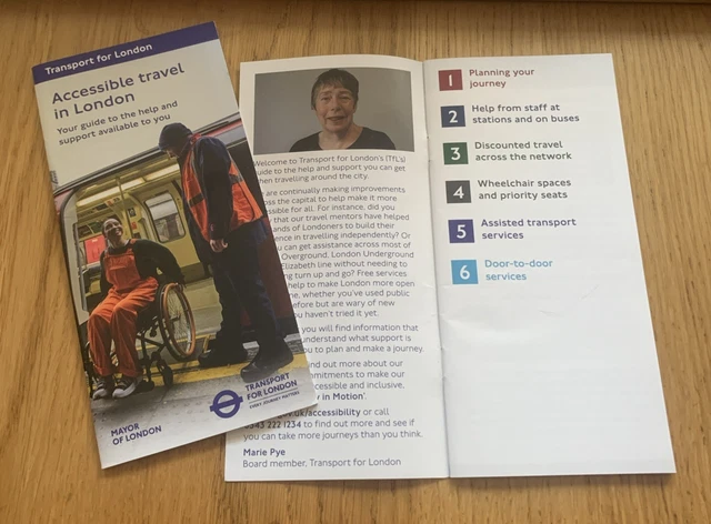 TFL LEAFLET: &YOUR city. Your Transport system". February 2019 edition ...