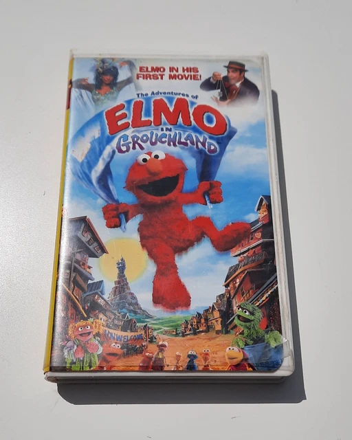 THE ADVENTURES OF Elmo In Grouchland (VHS, 1999, Clamshell) Elmo's ...