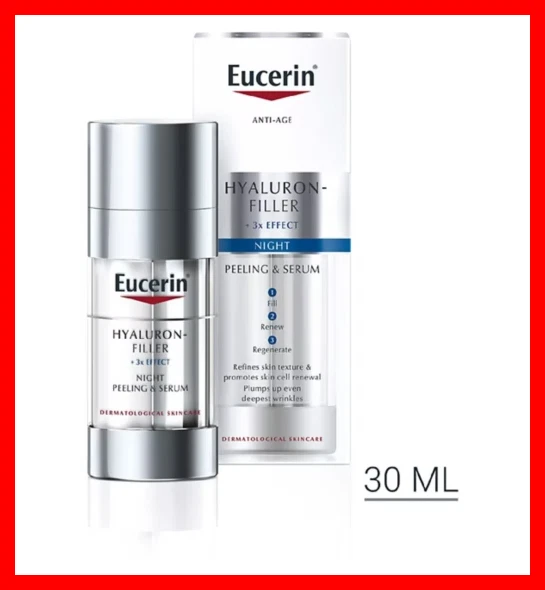 Eucerin Anti Age Hyaluron Filler Night Peeling And Serum 30ml New Gentle £1899 Picclick Uk