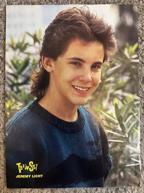 RARE YOUNG ACTOR JEREMY LICHT TEEN SET Magazine Clippings PINUP! $6.74 ...