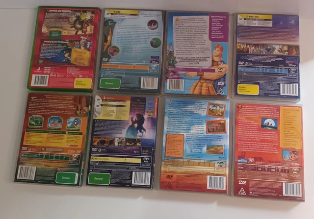 DISNEY CLASSICS DVD Bundle x8 Lion King, Hercules, Shrek Some Special ...