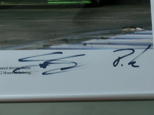 PETRON FERRARI 430 GT 12h SEBRING signiert, gerahmt, SCOTT SHARP, D ...