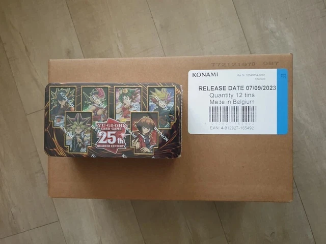 CASE SCELLE YU-GI-OH! 12 xTin Box 25ème anniversaire : Les Héros du Duel neuf Fr EUR 1,50 ...