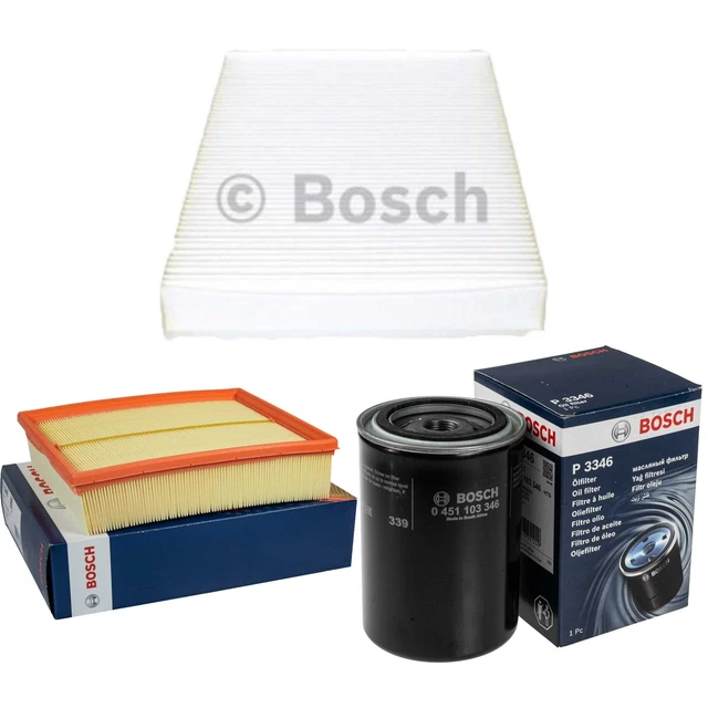 BOSCH INSPECTION SET Filtre à Huile Air Filtre D'Habitacle pour , Audi ...