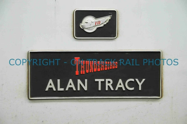 UK RAILWAY PHOTOGRAPH Class 57 57303 Nameplate Alan Tracy. Rmn57-01 £1. ...