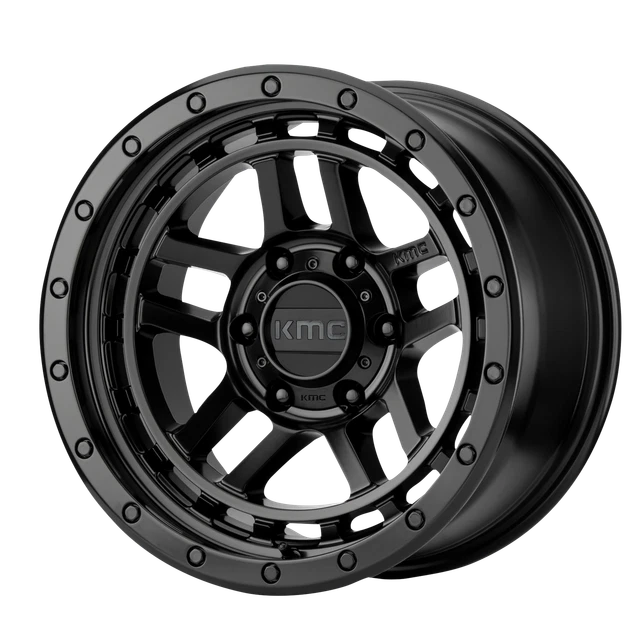 18X8.5 KMC KM540 Recon Satin Black Wheels 5x5 (0mm) Set of 4 EUR 1.530 ...