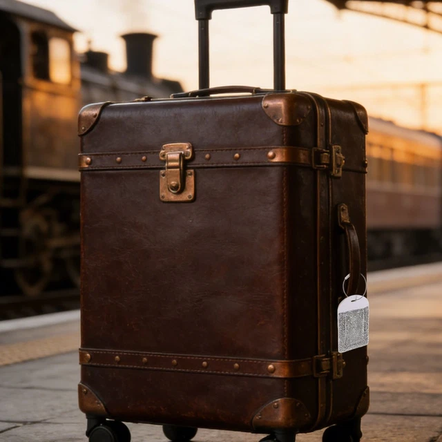 ENCRUSTED LUGGAGE TAG Travel Bag Labels Name Id Suitcase Baggage Tags ...