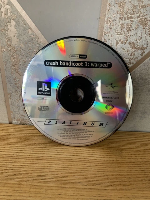 CRASH BANDICOOT 3 Warped - PS1 Game Disc - Tested & Working £6.99 ...