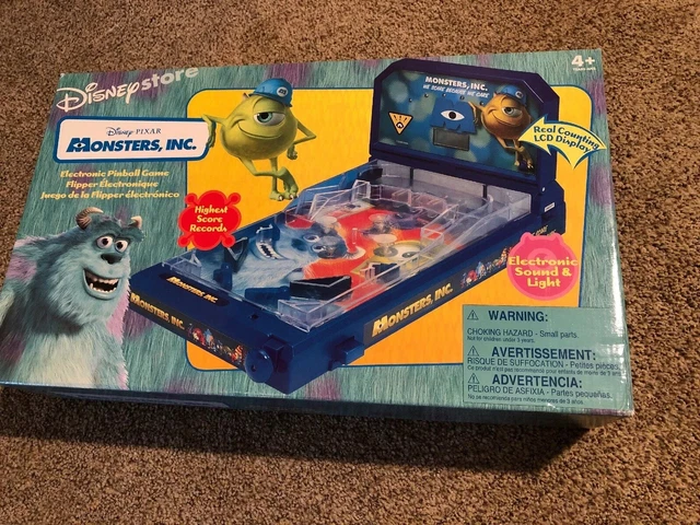 DISNEY STORE EXCLUSIVE Pixar Monsters, Inc Electronic Pinball Machine ...