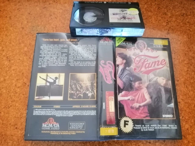 FAME (1980) - RARE Australian MGM/UA 1980s Beta Rental 1st Issue ...