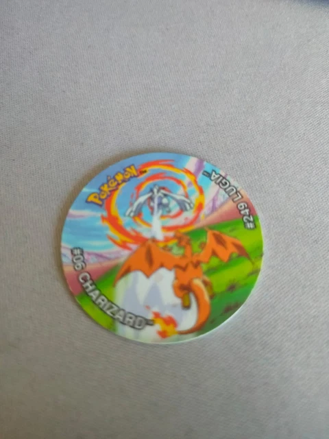 #06 CHARIZARD VS #249 Lugia Tazo Pokemon Tazos League 2002 Matutano EUR ...
