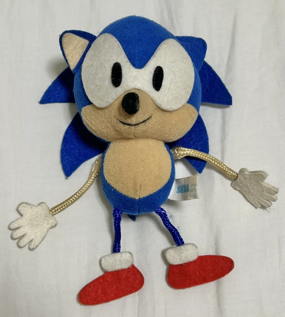 RARE PELUCHE SONIC THE HEDGEHOG Stringy Sonic 1991 Segonic Vintage EUR ...