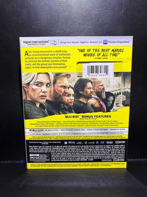 THUNDERBOLTS THE NEW Avengers 4KUHD + Blu-ray w/ American Slipcover $49 ...