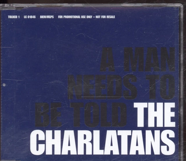 CHARLATANS A MAN Needs To Be Told CD UK Universal 2001 promo in slim ...