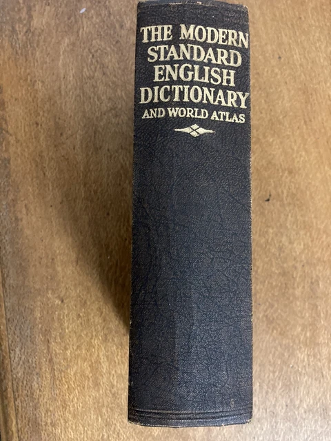 THE MODERN STANDARD English Dictionary And World Atlas $55.00 - PicClick AU