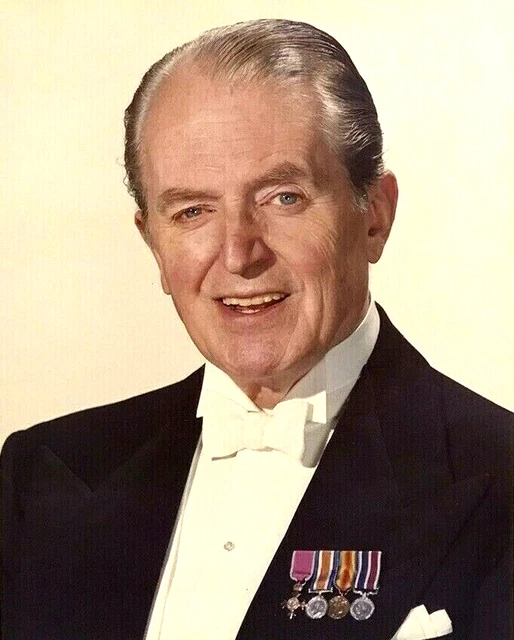 VINTAGE PORTRAIT PHOTO Jack Warner British Film Actor Medals Huggetts ...