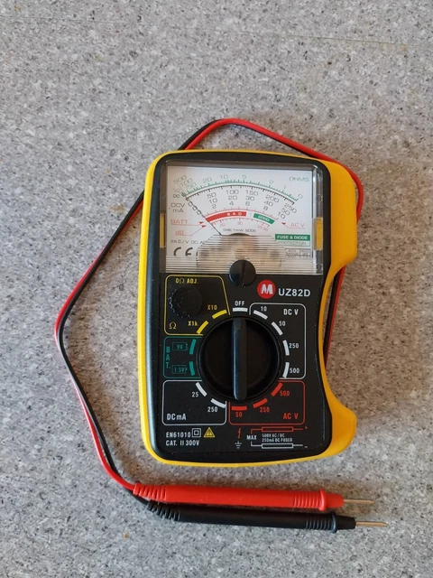 MAPLIN UZ82D POCKET Analogue Meter Slightly Used, ac/dcV,dcI,Ohms with ...