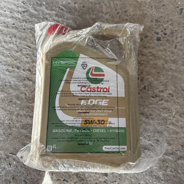 CASTROL EDGE 5W-30 LL Engine Oil Fully Synthetic with Hyspec Standard ...