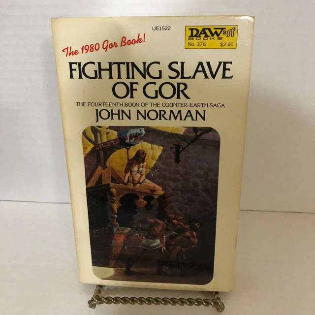 JOHN NORMAN THE Fighting Slave of Gor Vintage Yellow Spine Daw 1980 ...