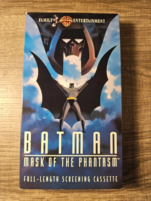 BATMAN MASK OF The Phantasm VHS Rare Screener Warner Bro Excellent ...