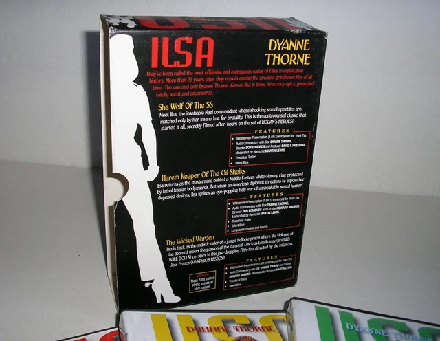 ILSA COLLECTION TRILOGY - starring Dyanne Thorne (3-Disc DVD Box Set ...