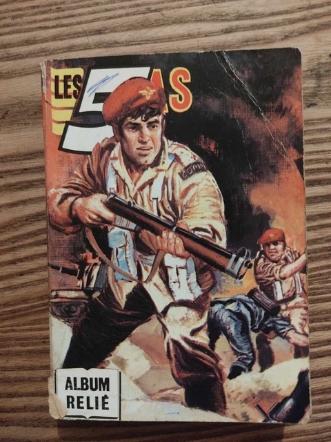LES 5 AS, BD de guerre, album relié recueil, parachutiste Anglais, commando, WW2 EUR 5,50 ...