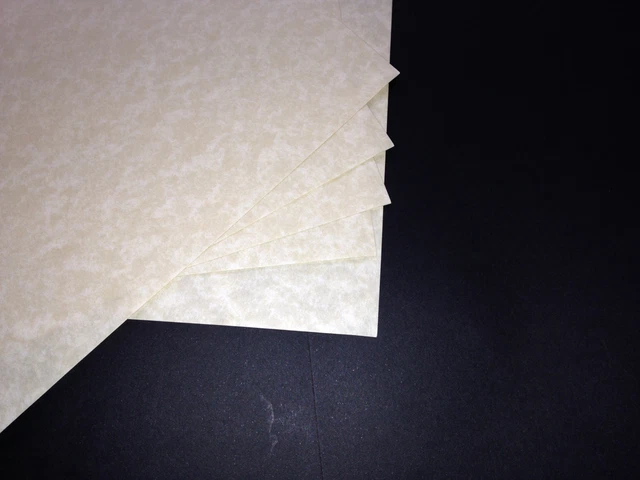 CARTE EFFET PARCHEMIN Buff pour imprimantes artisanales et jet d'encre ...